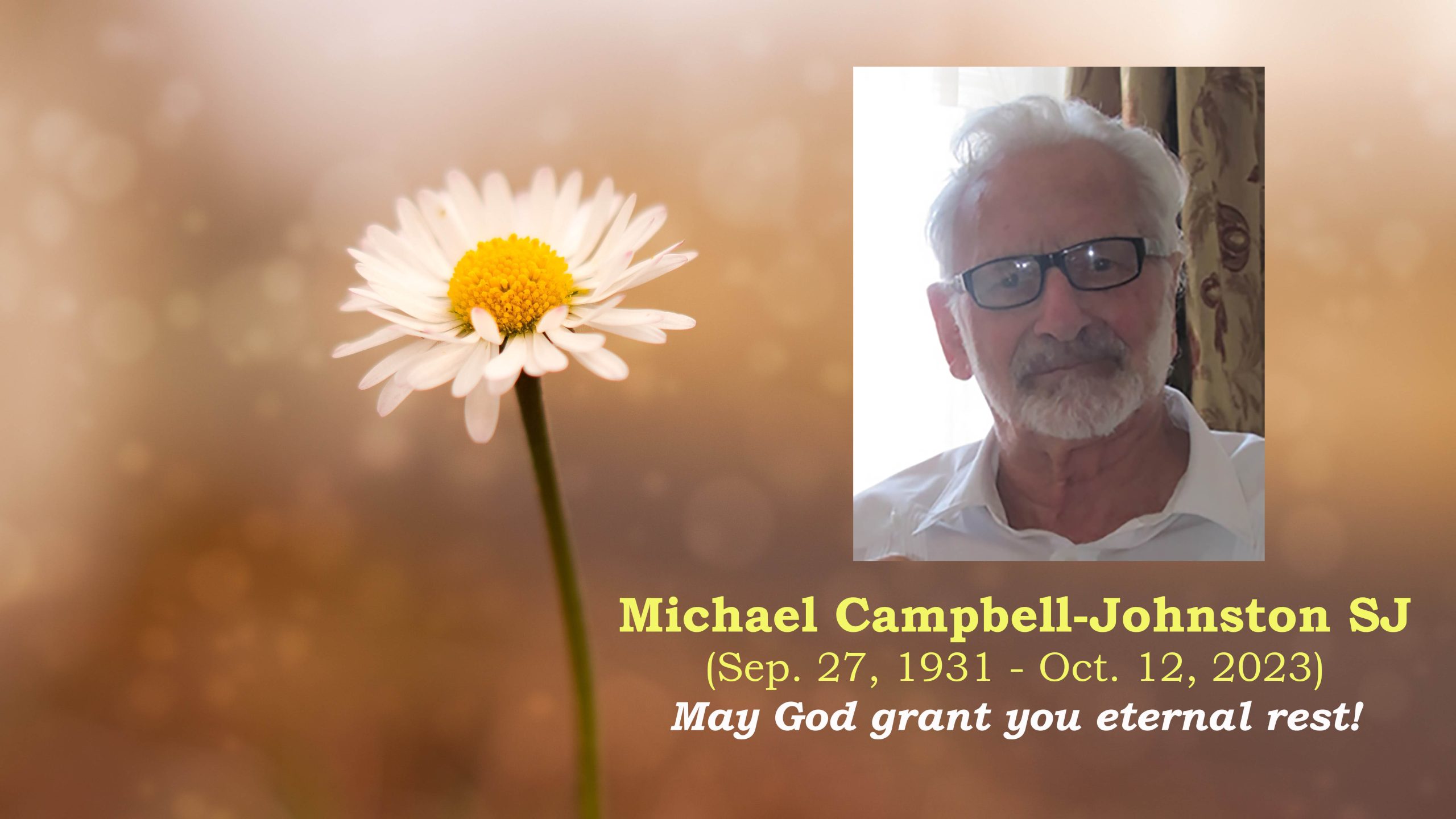 Global – Remembering Fr. Michael Campbell-Johnston SJ, Former Secretary ...