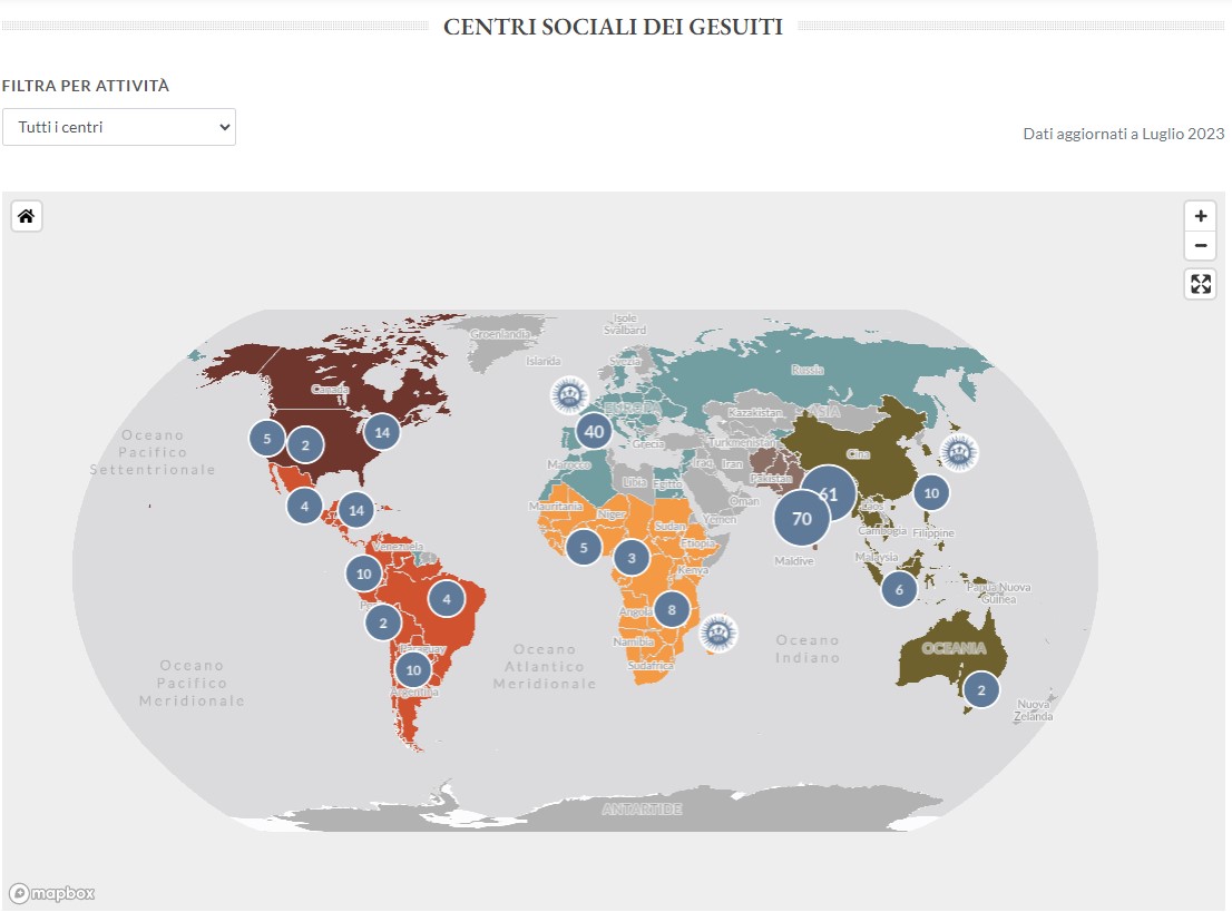 Nel Mondo – La Mappa completa dei Centri Sociali dei Gesuiti 2023 è ...
